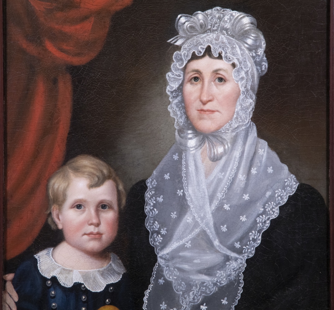 Benjamin Wallace | Life-sized Portrait of Wealthy Mother and Son (1829 ...