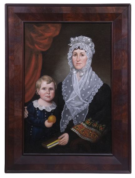 Benjamin Wallace | Life-sized Portrait of Wealthy Mother and Son (1829 ...