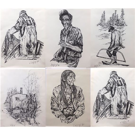 Daphne Odjig | VARIOUS SUBJECTS (1967 - 1968) | MutualArt