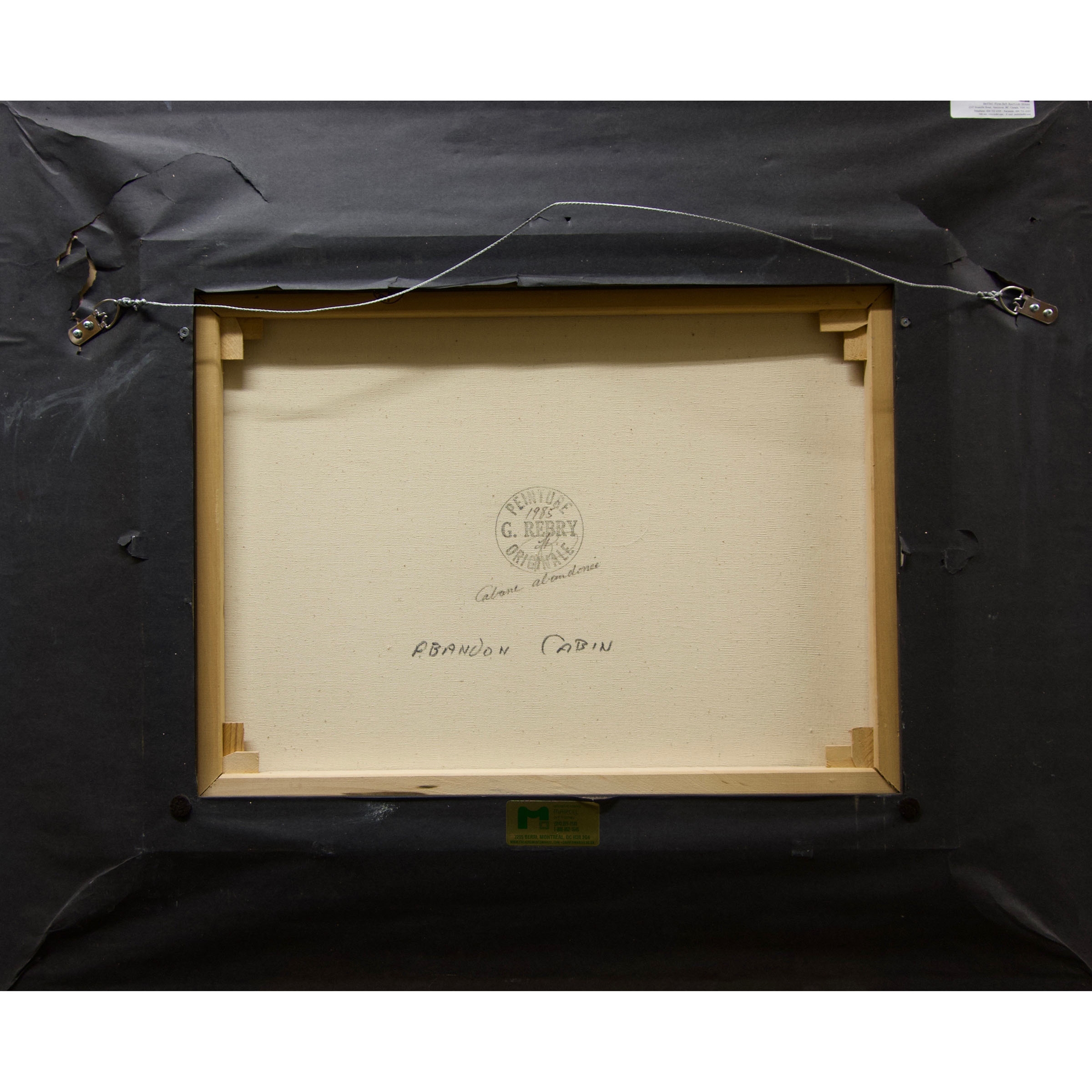 Gaston Rebry | ABANDON CABIN (1985) | MutualArt