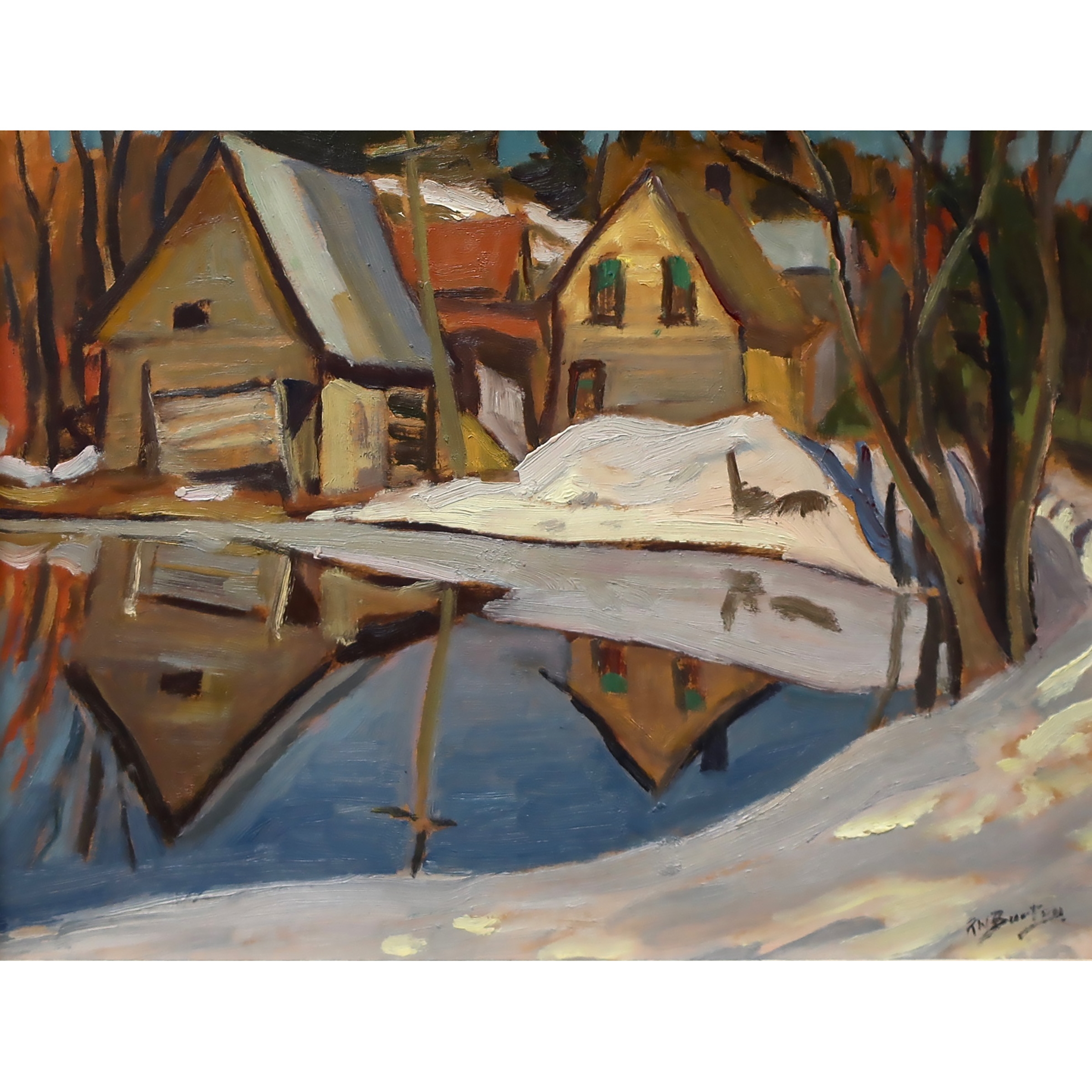 Ralph Wallace Burton | IN THE TOWN OF MOUNT ST. PATRICK (1960) | MutualArt