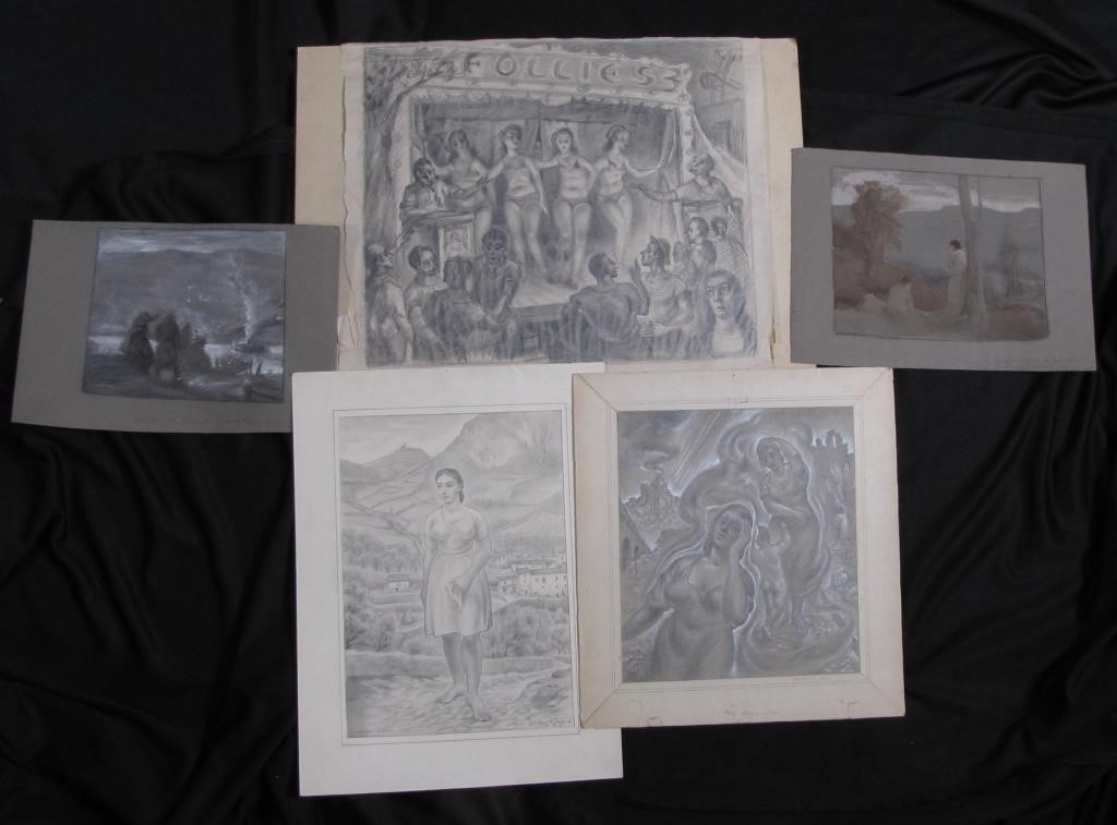 Harry A. Davis | Harry A Davis, Jr Group Drawings, WWII Era (1937 ...
