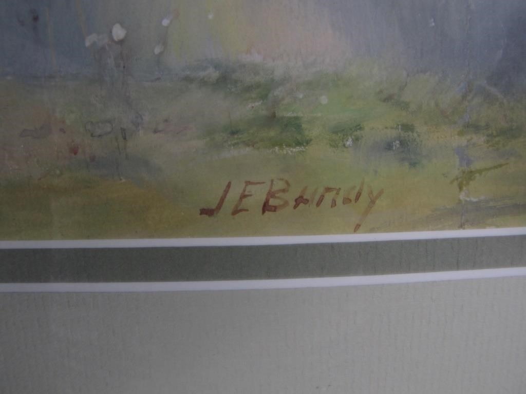 John E. Bundy | John E Bundy 10x14 WC Quiet Pond | MutualArt