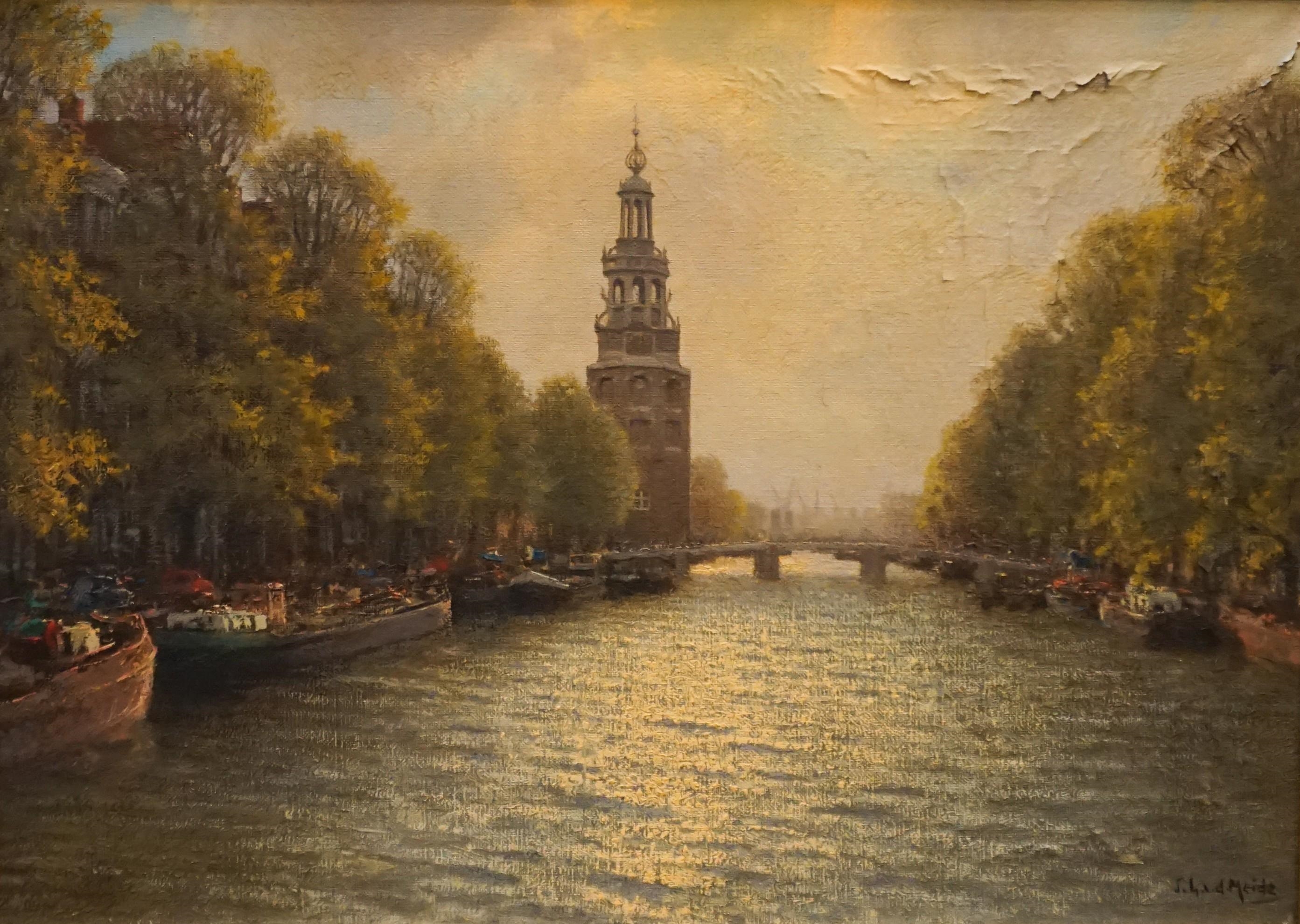 Jacobus Leonardus van der Meide | Zeegezicht met schelpenvisser ...