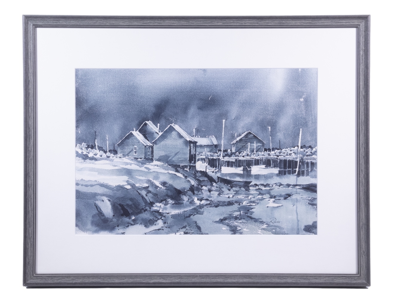 Peter Rolfe | Winter Docks | MutualArt