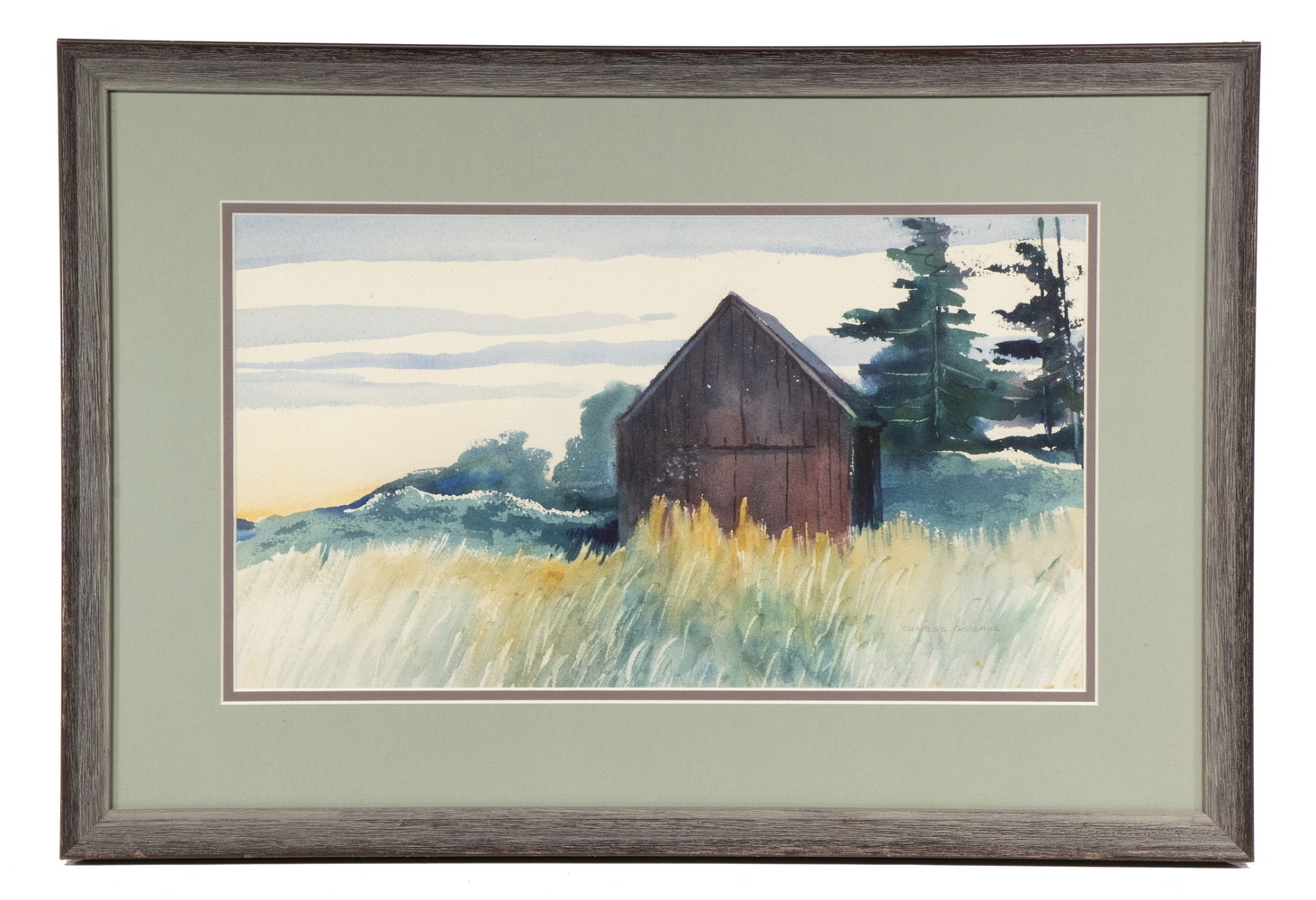 Charles Goodhue | The Red Barn | MutualArt