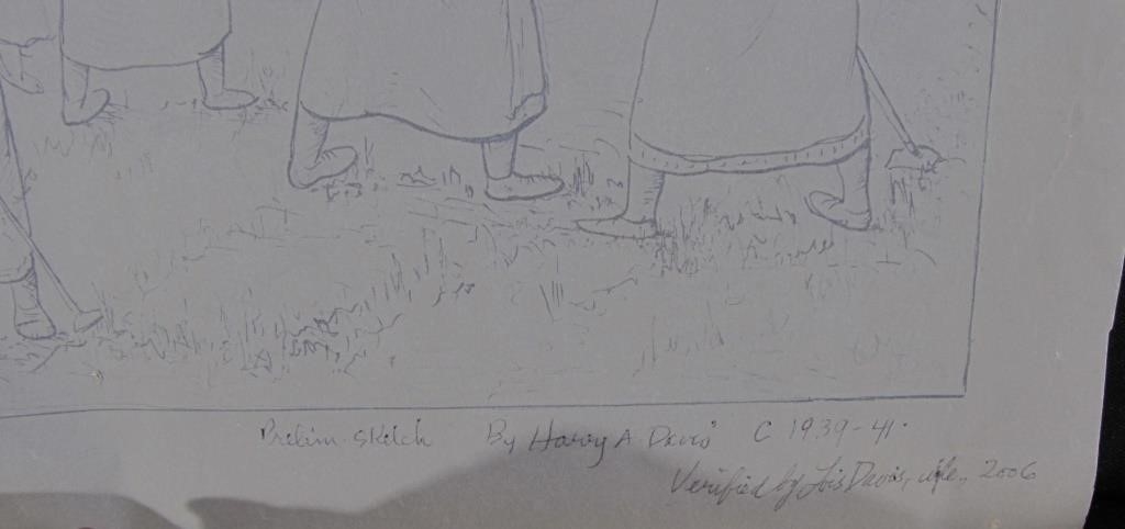 Harry A. Davis | Harry A Davis, et al Group Drawings WWII and other ...