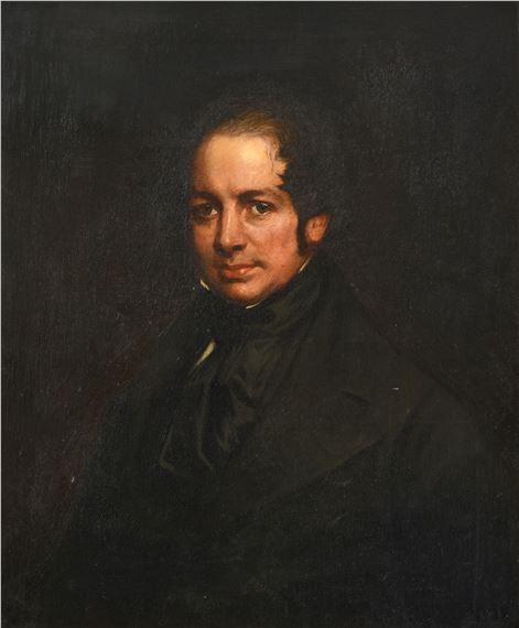 William Etty | Portrait of a gentleman, head and shoulders wearing a ...