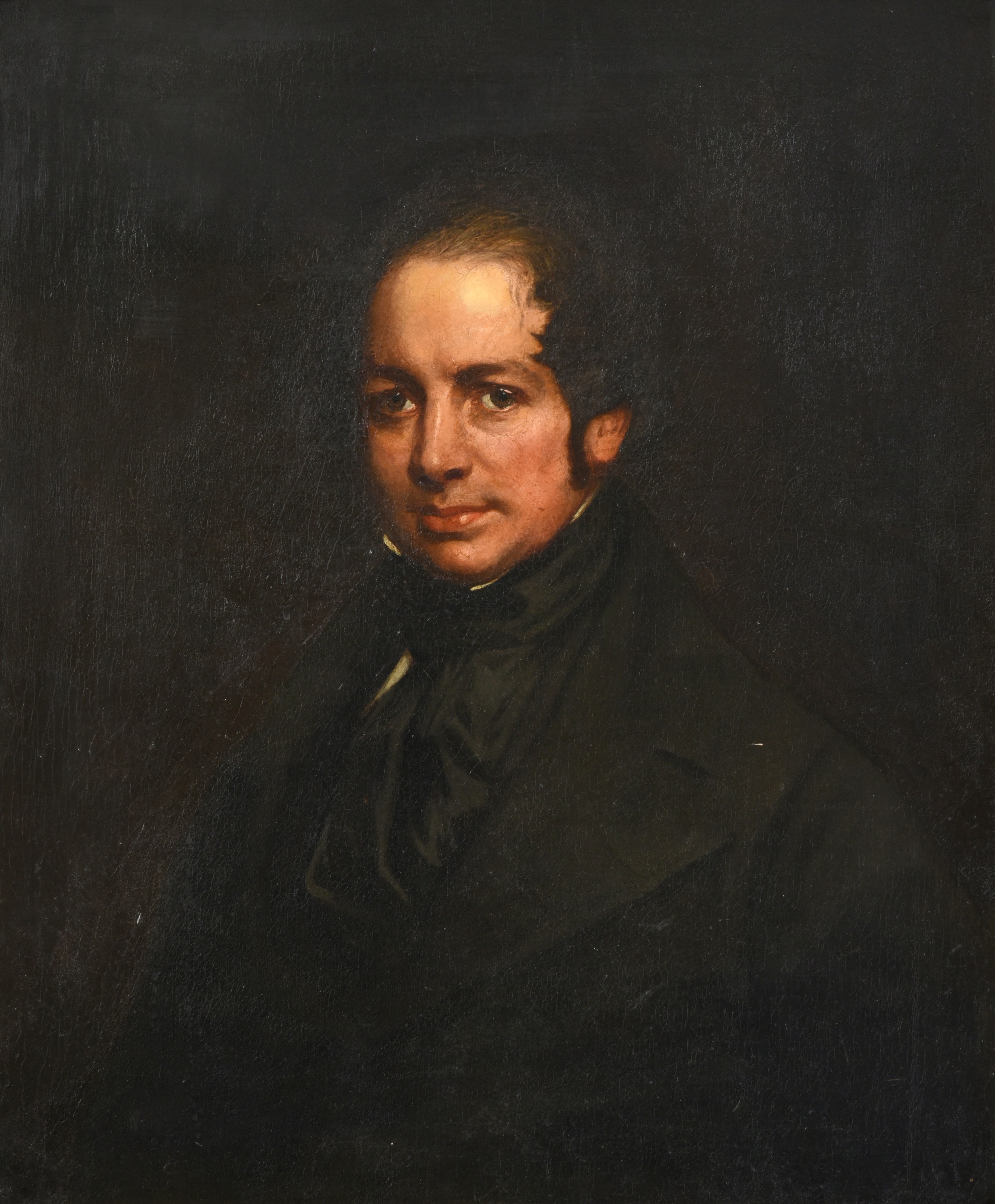 William Etty | Portrait of a gentleman, head and shoulders wearing a ...