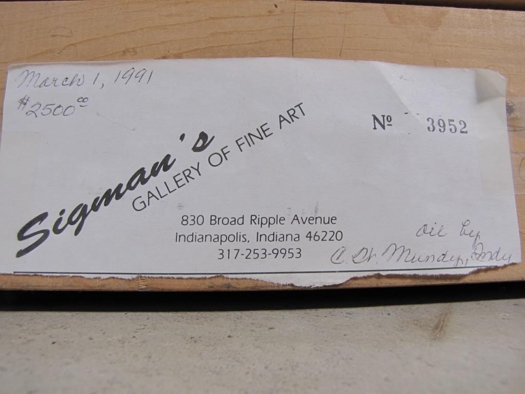 Charles Warren Mundy | CW Mundy 40x30 O/C Rose Trellis Gate (1991 ...