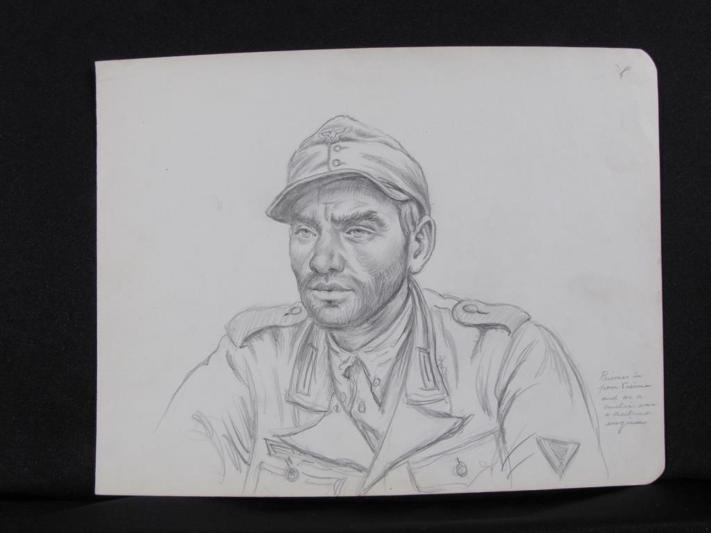Harry A. Davis | Harry A Davis Jr Group Drawings WWII Era (1944 ...