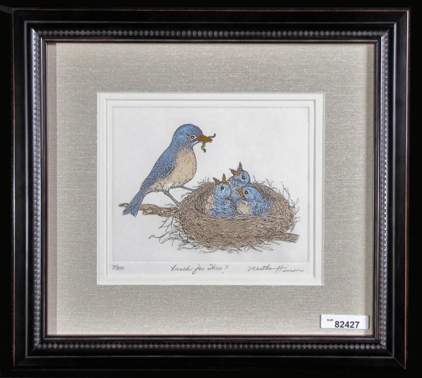 Martha Hinson | Martha Hinson Limited Edition Etching | MutualArt