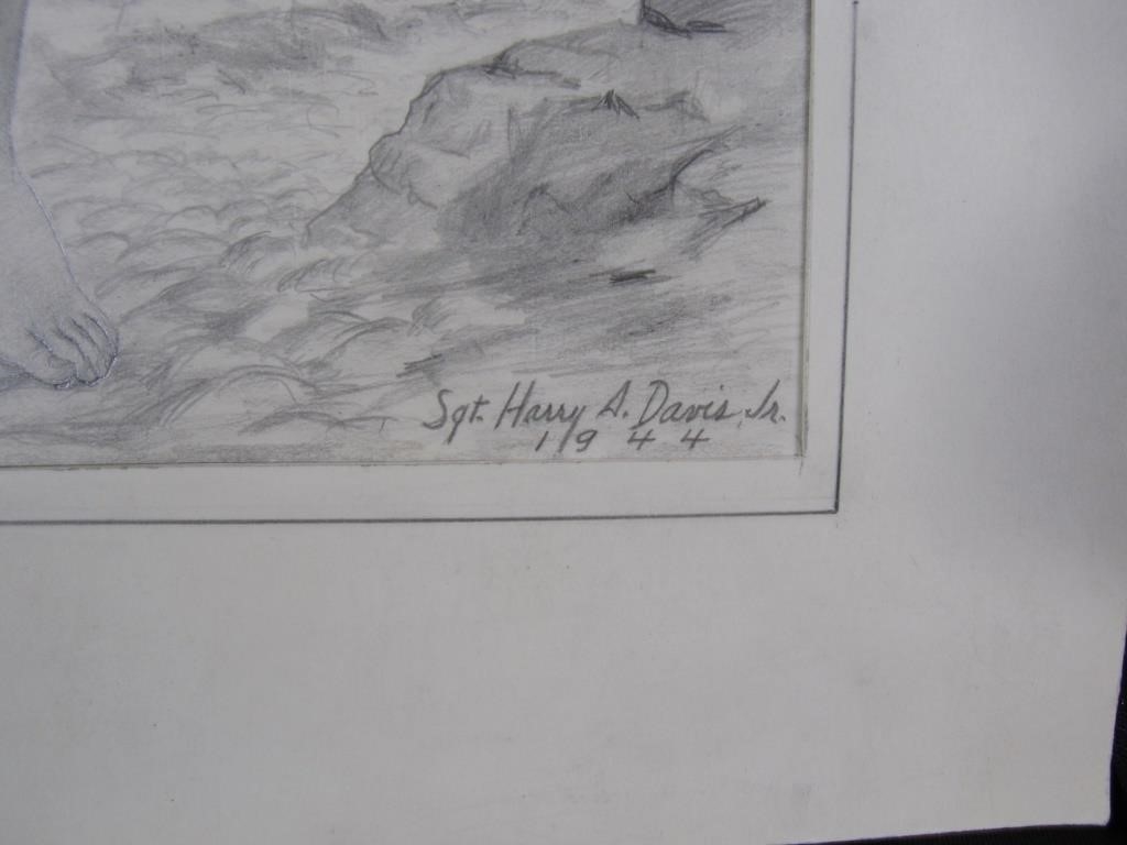 Harry A. Davis | Harry A Davis, Jr Group Drawings, WWII Era (1937 ...