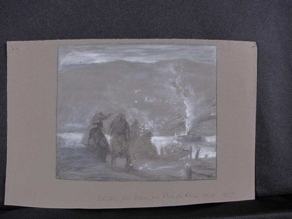 Harry A. Davis | Harry A Davis, Jr Group Drawings, WWII Era (1937 ...
