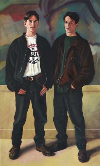 John Langton | Russell and Ryan Oliver (1994) | MutualArt