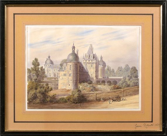 James Roberts | View of the castle of Valencay (1834) | MutualArt