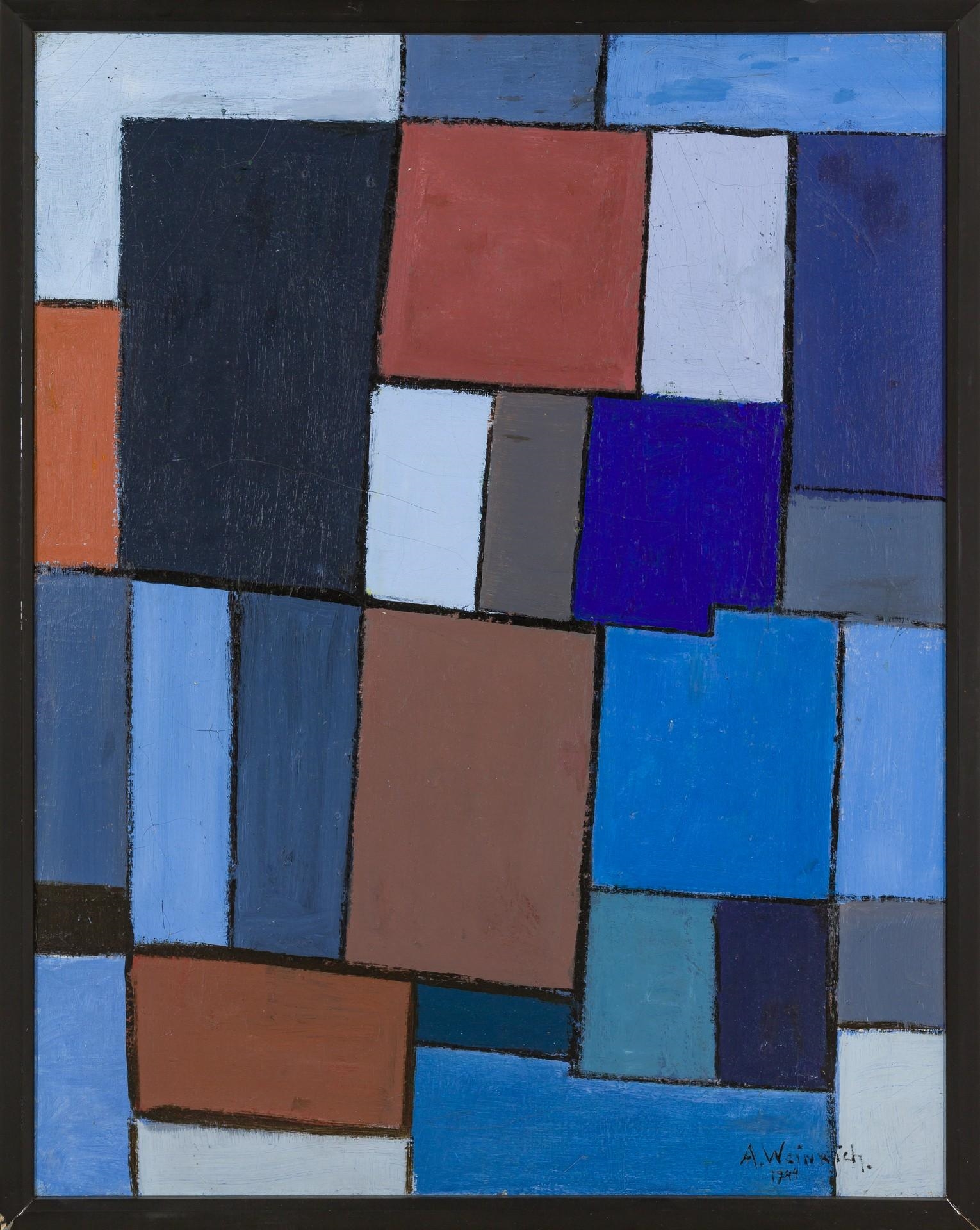 Agnes Weinrich | Abstract Blue, 1944 (1944) | MutualArt