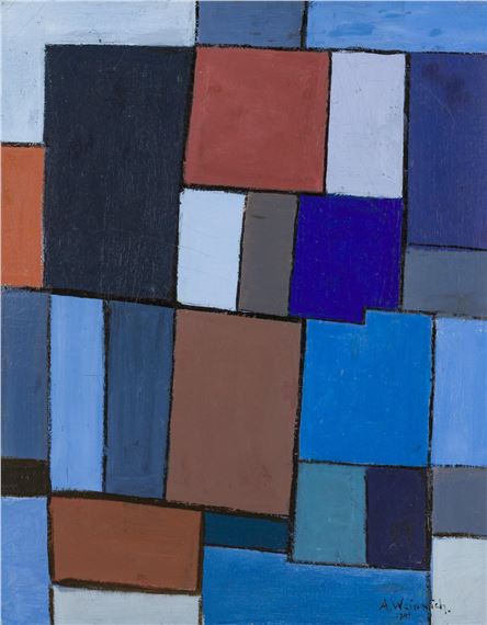 Agnes Weinrich | Abstract Blue, 1944 (1944) | MutualArt