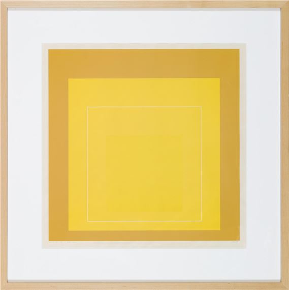 Josef Albers | White Line Square - X (from White Line Squares (Series ...