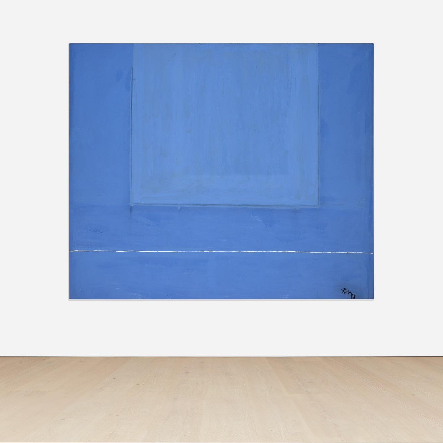 Robert Motherwell | Open No. 23: In Blue with Variations of Ultramarine ...