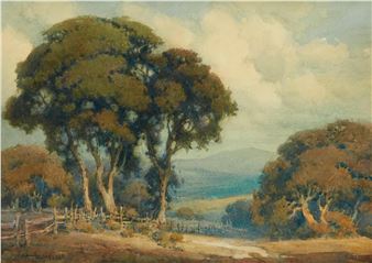 Percy Gray | A Row of Trees | MutualArt