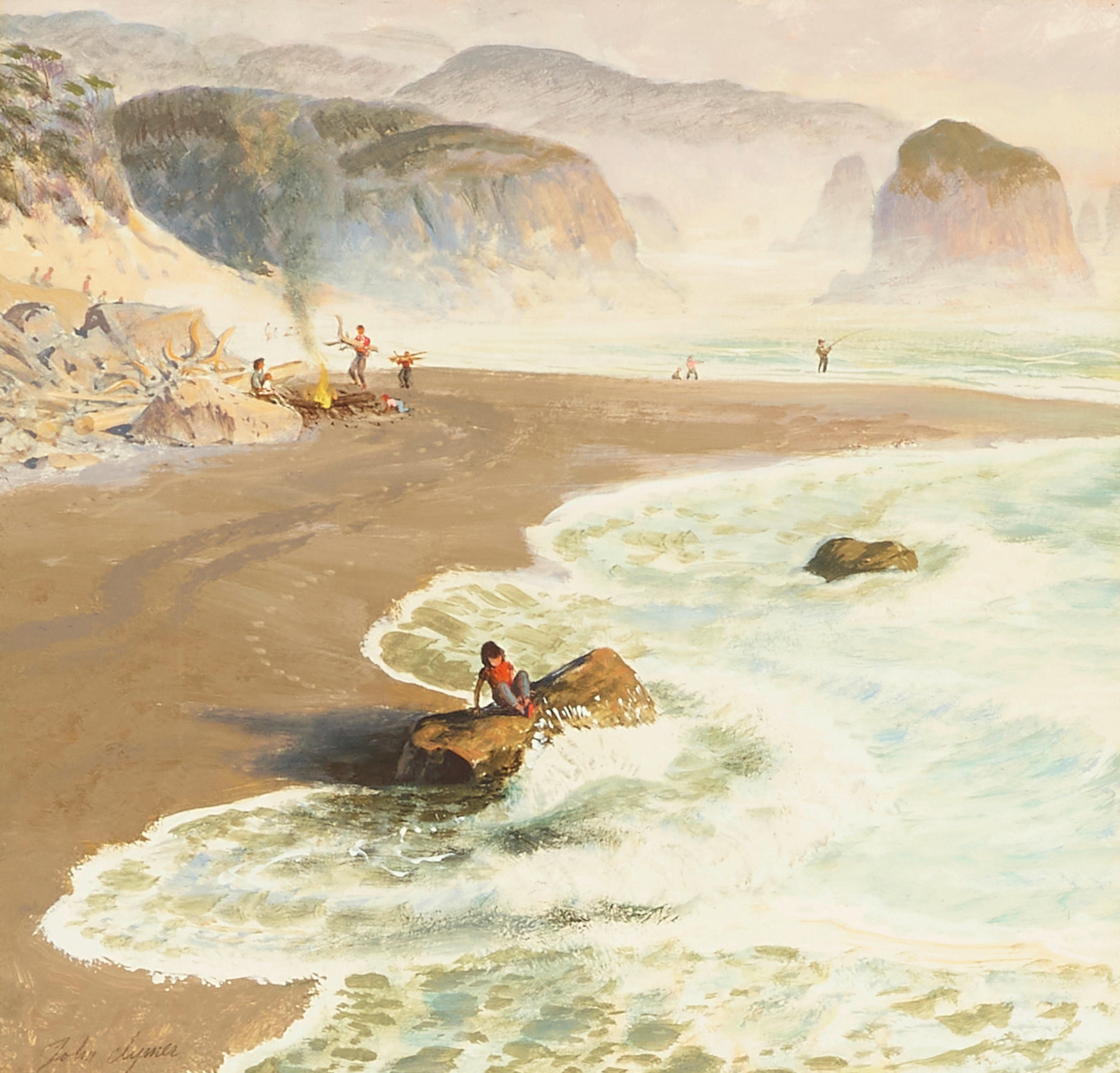 John Ford Clymer | Cannon Beach, Oregon | MutualArt