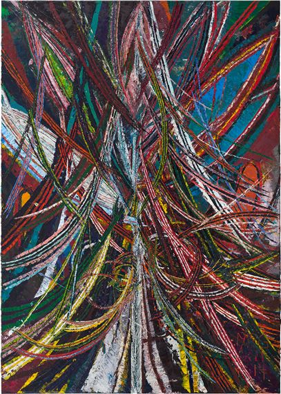 Mark Grotjahn | Untitled (Circus No. 12 Face 44.30) (2014) | MutualArt
