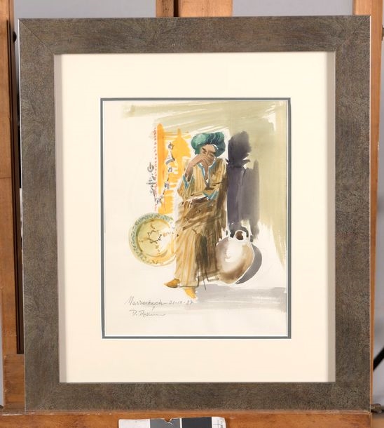 Paris Prekas | Seated Moroccan, Marrakech, 1987 (1987) | MutualArt