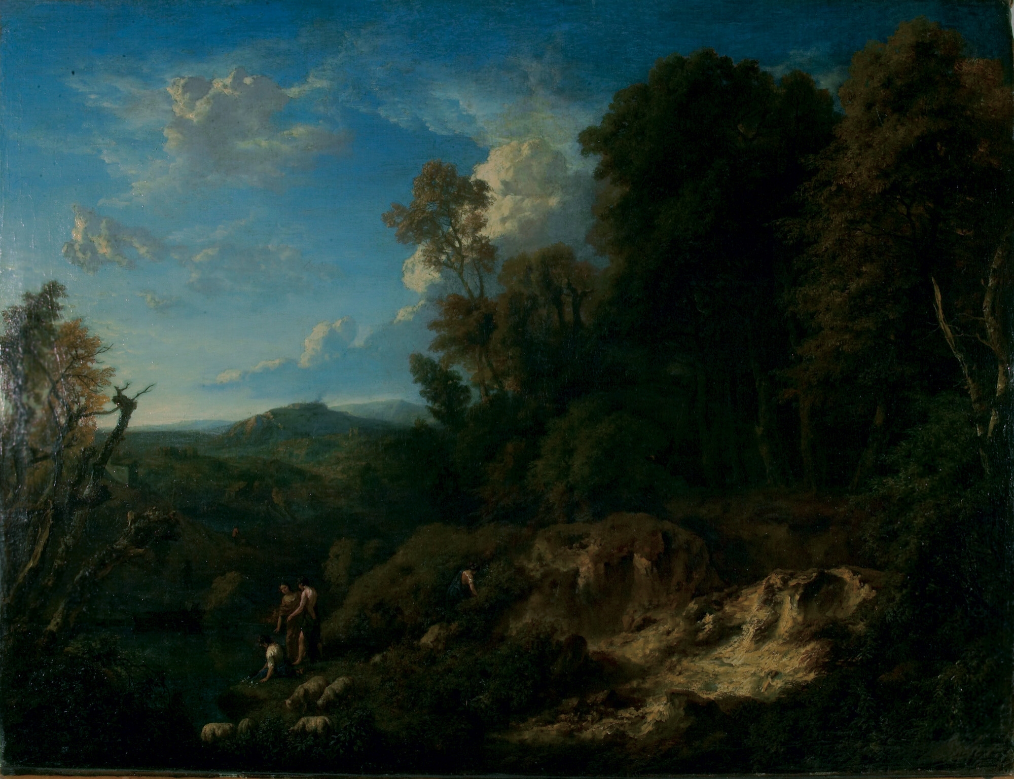 Corneille Huysmans | Arkadische Landschaft. | MutualArt