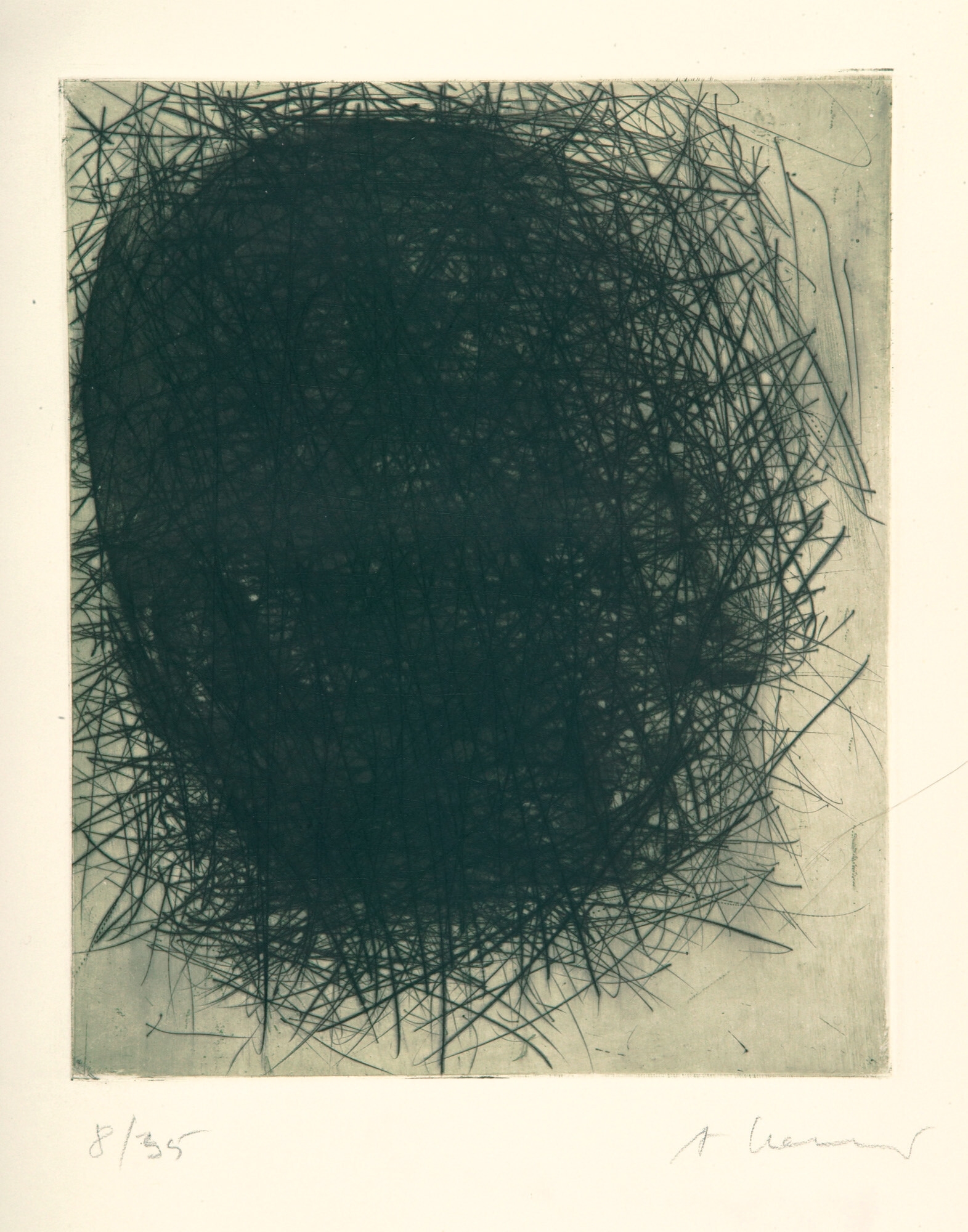 Arnulf Rainer | Totenmaske Joseph Kainz. | MutualArt