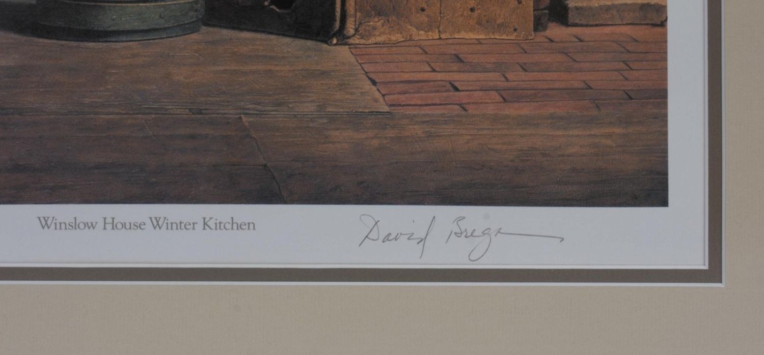 David Brega | Winslow House Winter Kitchen, Signed | MutualArt