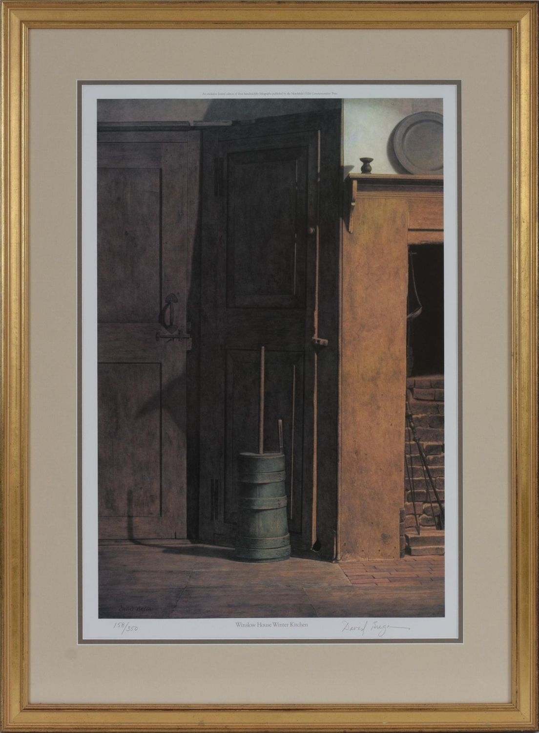 David Brega | Winslow House Winter Kitchen, Signed | MutualArt
