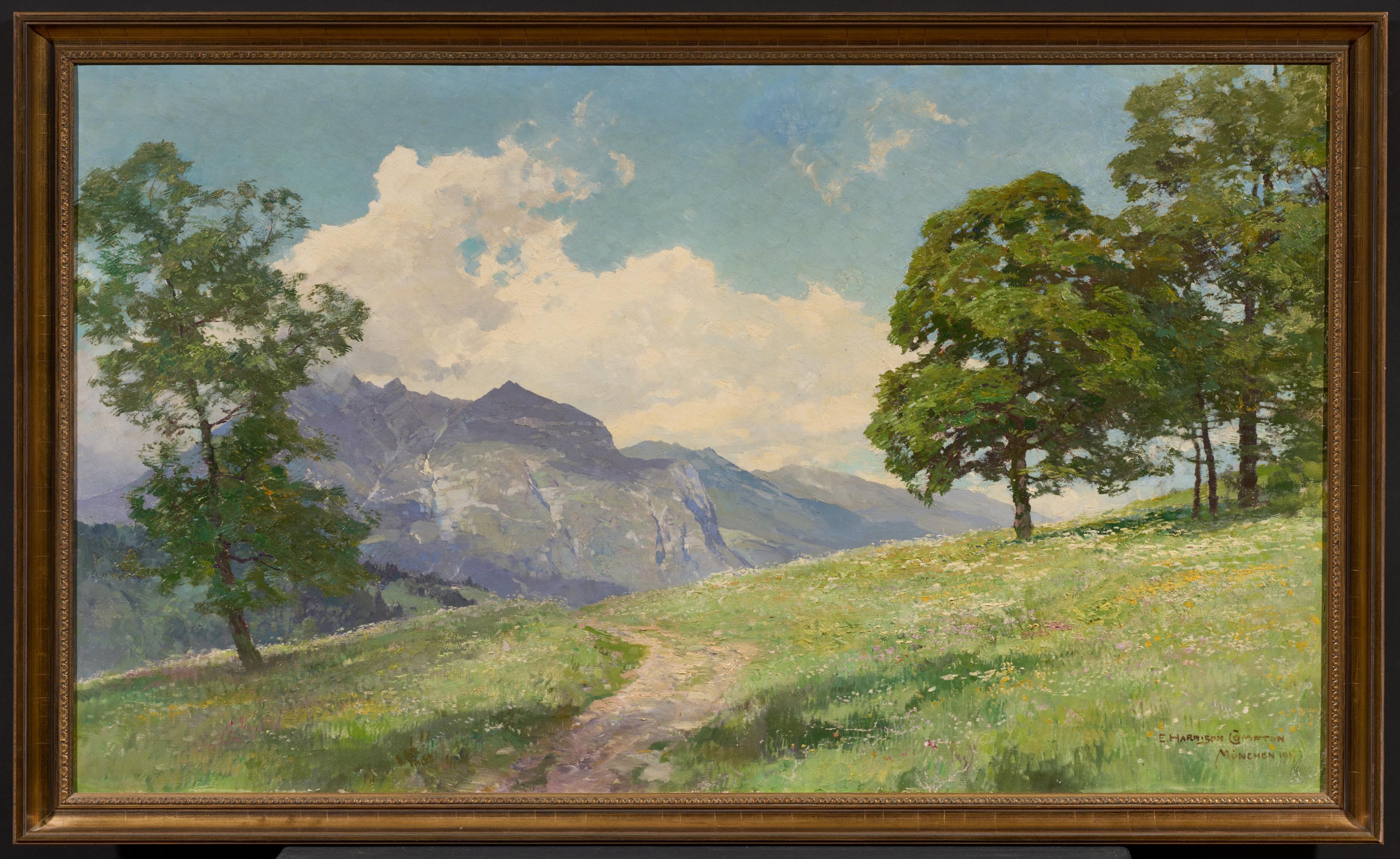 Edward Harrison Compton | Mountain Summer. (1917) | MutualArt