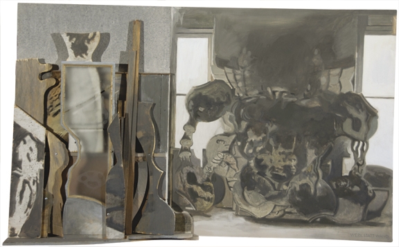 Hugo Suter | Werkstattwand I (1986) | MutualArt