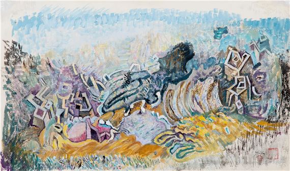 Nikos Hadjikyriakos-Ghika | Palette landscape | MutualArt