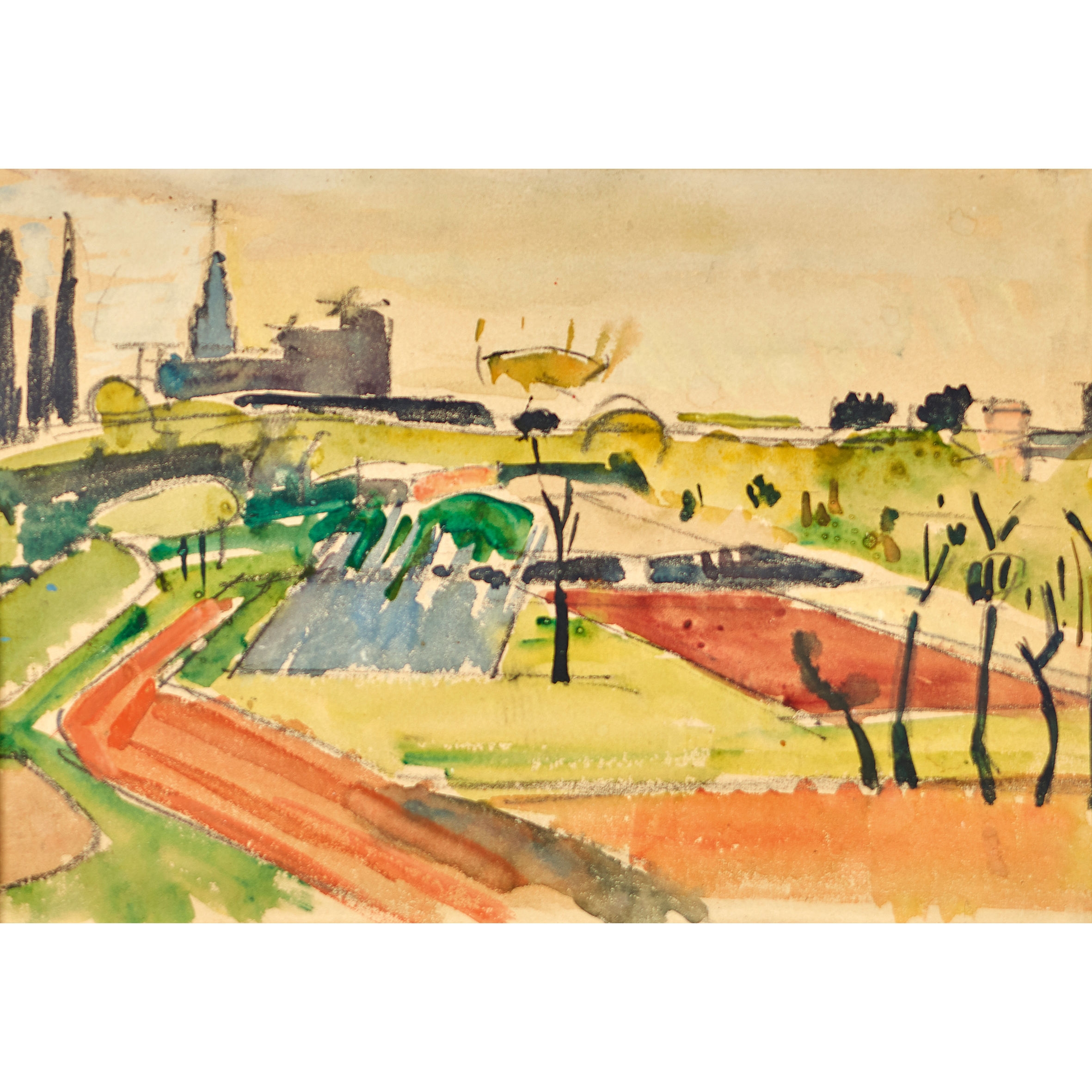 Hans Berger | Feldlandschaft | MutualArt