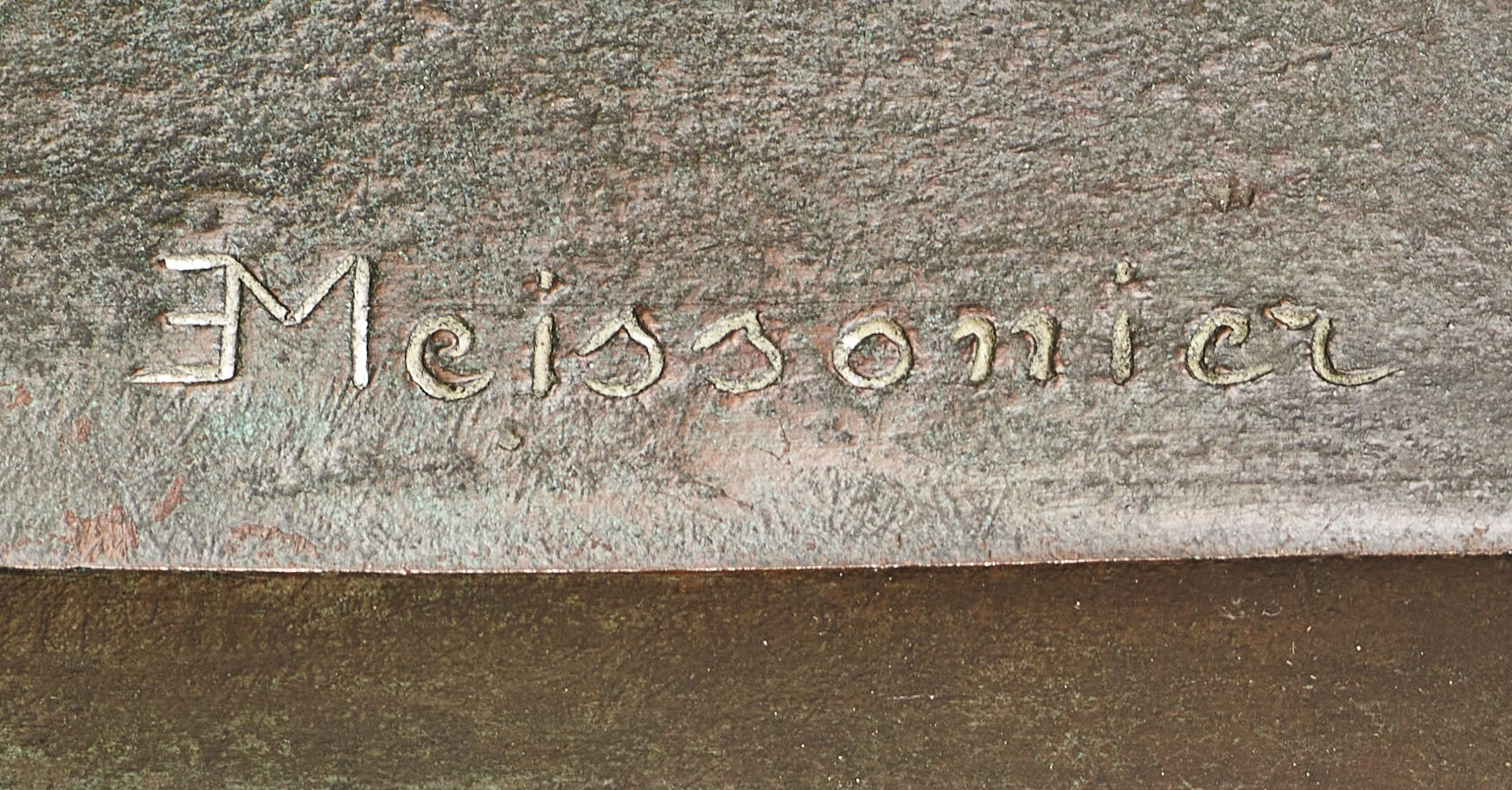 Jean-Louis-Ernest Meissonier | A FRENCH PATINATED BRONZE FIGURE OF A ...