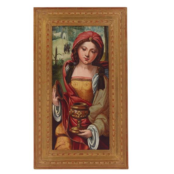 Pieter Elder | Mary Magdalene and Joseph of Arimathea (a pair) | MutualArt