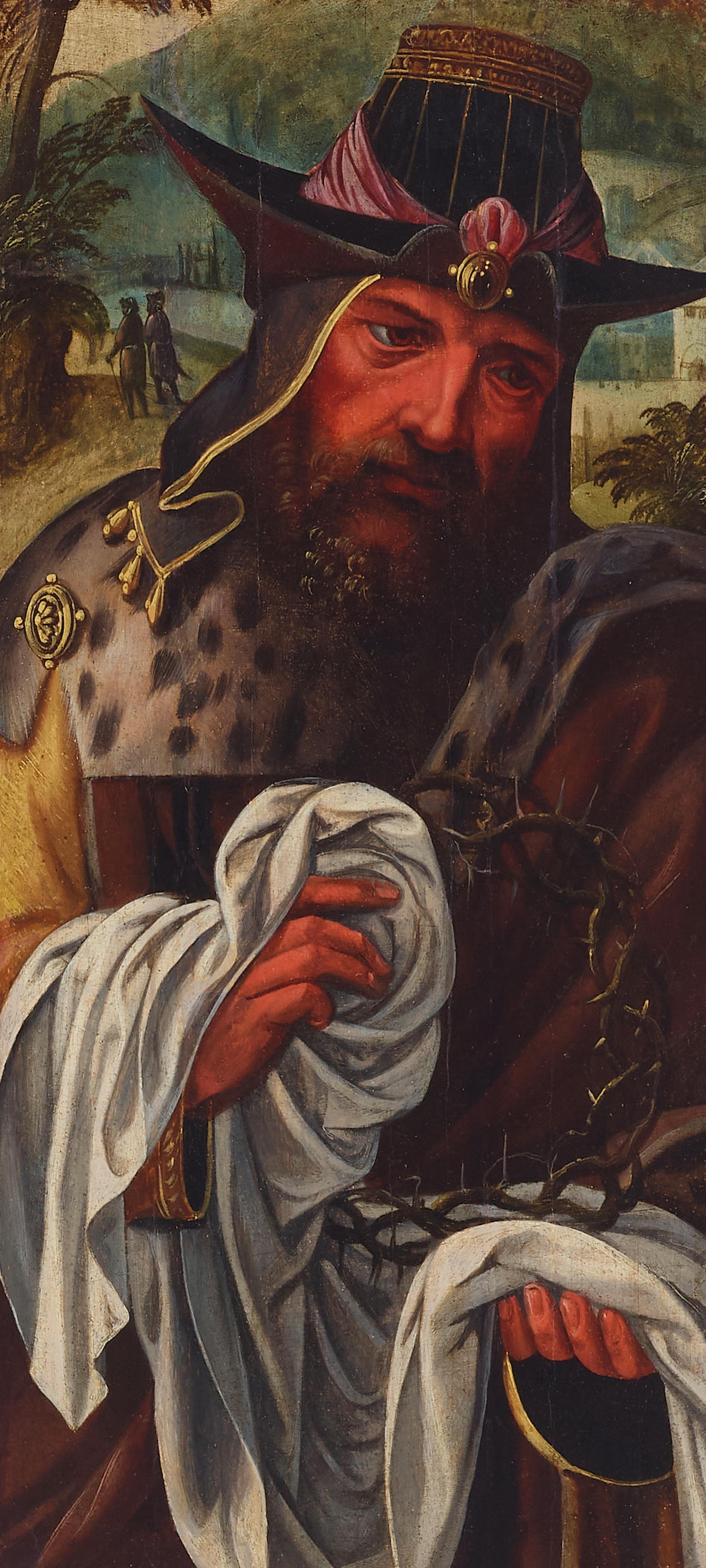 Pieter Elder | Mary Magdalene and Joseph of Arimathea (a pair) | MutualArt