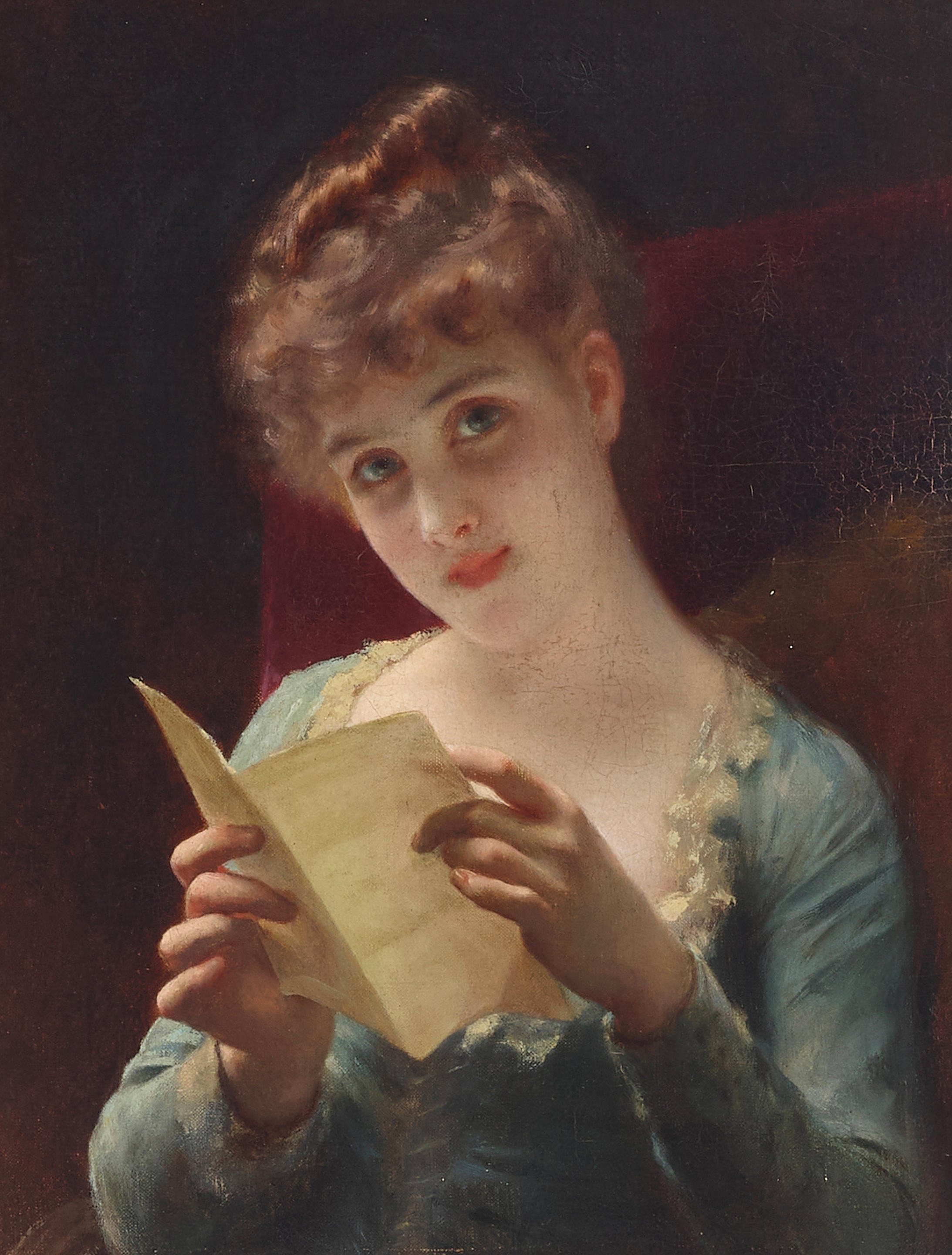 Étienne Adolphe Piot | The reader | MutualArt