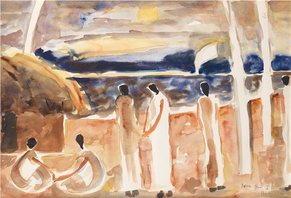 Ivan Peries | Untitled (Coastal Scene) (1960) | MutualArt