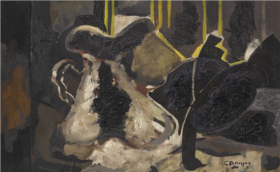 Georges Braque | Cruche et pigeon (1956) | MutualArt