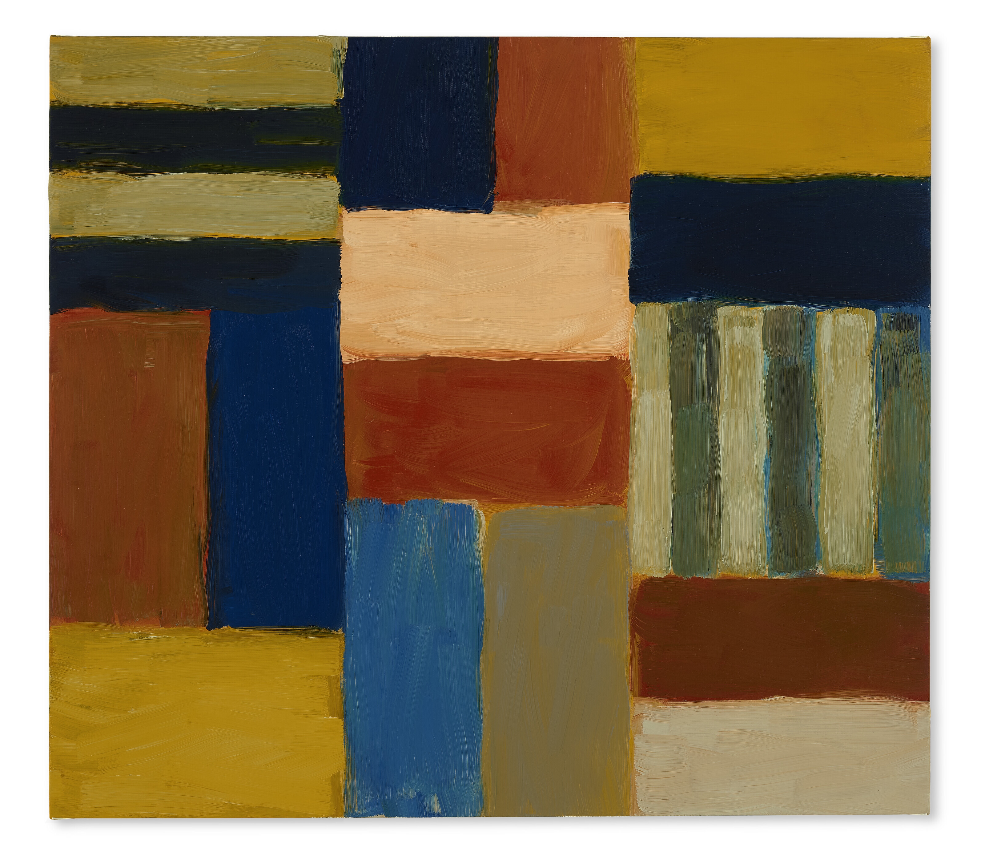 Sean Scully | Cut Ground Pale Green 7.11 (2011) | MutualArt