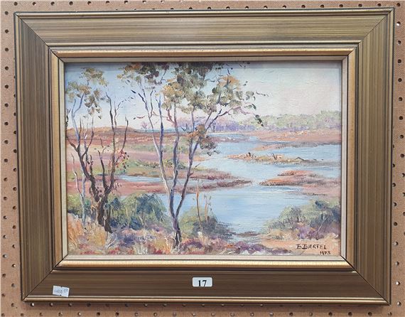 Barbara Bartel | untitled (Estuarine Landscape) (1973) | MutualArt