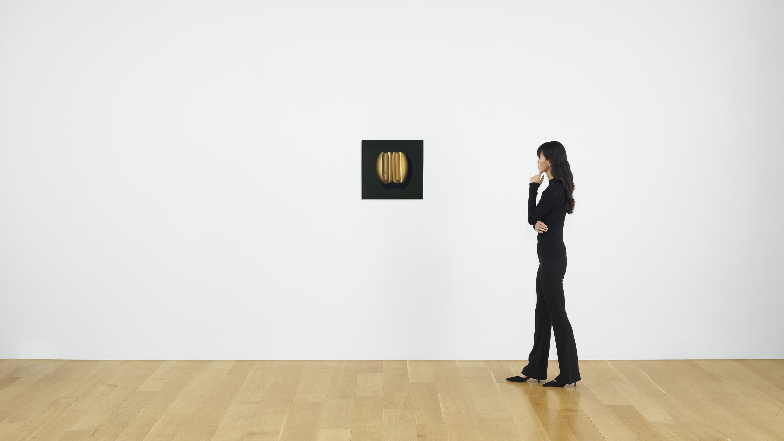 Anna Weyant | Two Tight Buns (2018) | MutualArt