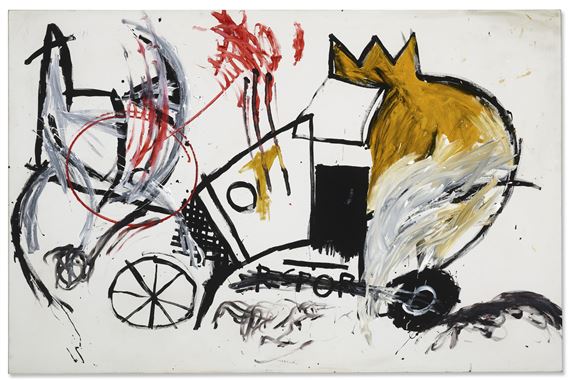 Jean-Michel Basquiat | Untitled (Devil's head) (1987) | MutualArt