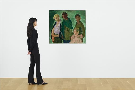 Salman Toor | 4 Guests (2019) | MutualArt