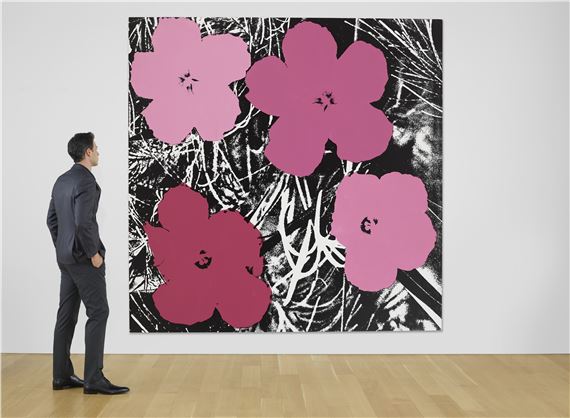 Elaine Sturtevant | Warhol Flowers | MutualArt