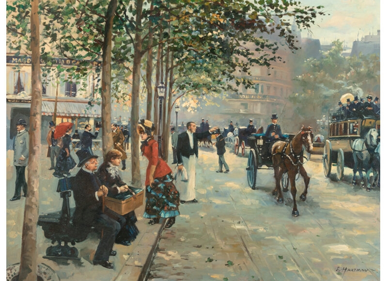 Jean Béraud | Avenue Parisienne | MutualArt