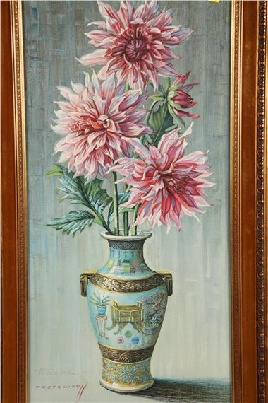Vladimir Tretchikoff | 'Dahlias' | MutualArt